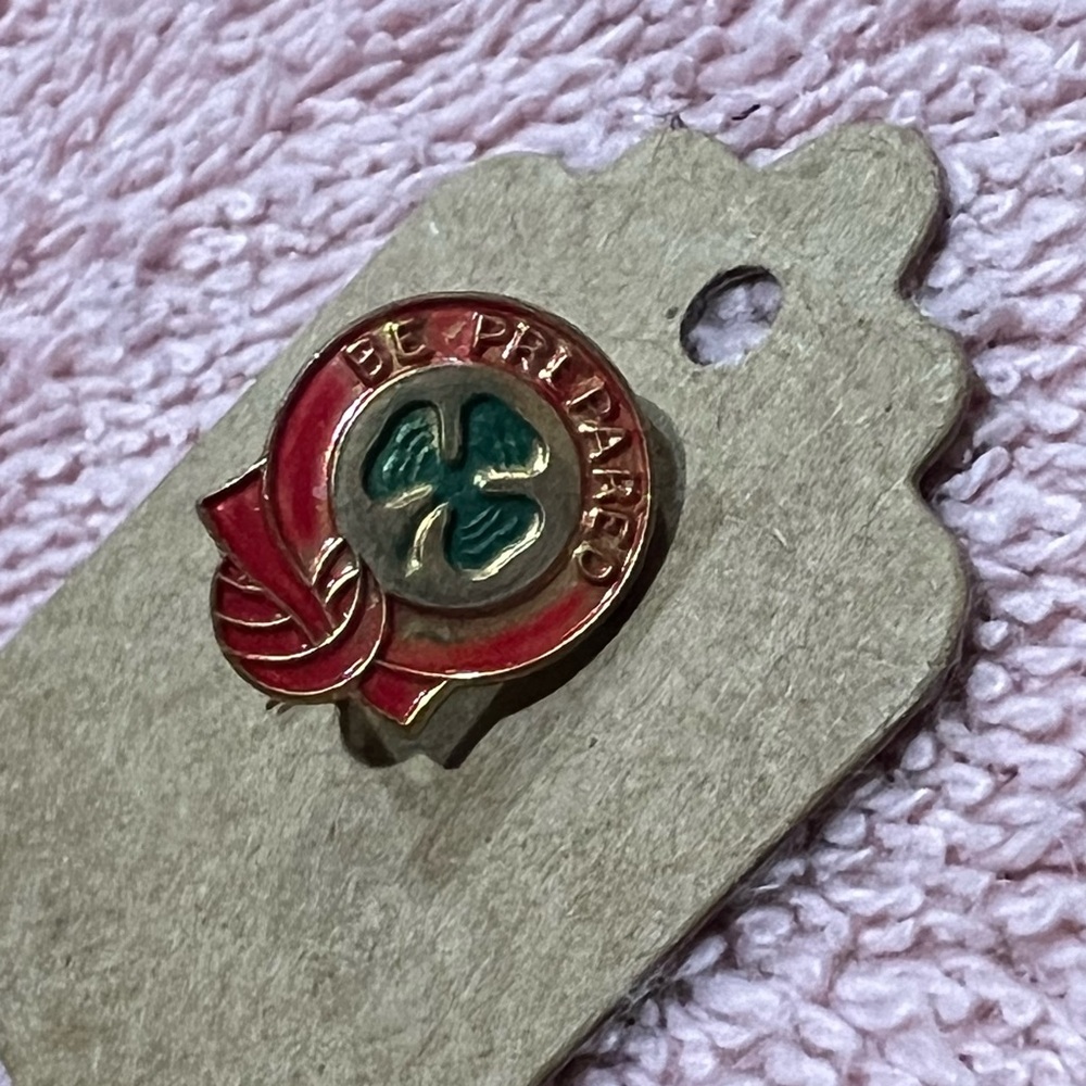 Vintage Girl Scout Pin 1960’s “Be Prepared “ - Gem